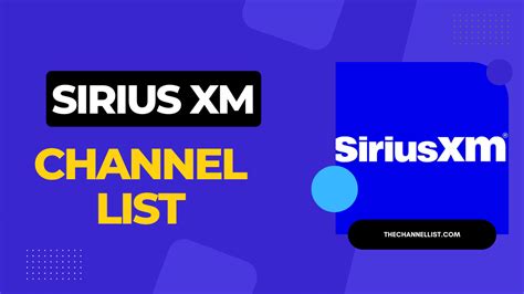 Sirius Xm Current Channel List