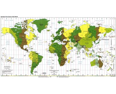 Lista Imagen De Fondo Mapa De Husos Horarios Con Nombres Actualizar