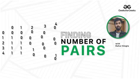 finding number of pairs data structures and algorithms programming tutorials geeksforgeeks