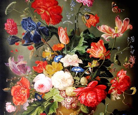 Still Life With Flowers In A Vase Jigsaw Puzzle In Flowers Puzzles On