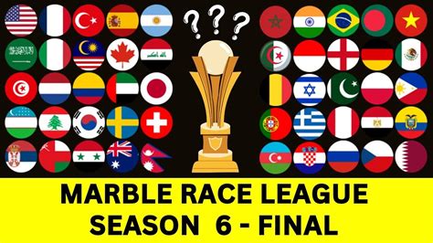 Countries Marble Race League Season Final Day In Algodoo Youtube