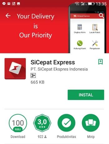Cara Cek Nomor Resi Sicepat Hanya Lewat Smartphone
