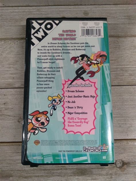 The Powerpuff Girls Dream Scheme Vhs Ebay