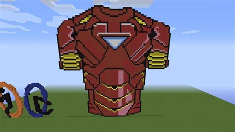 Iron Man Pixel Art Minecraft