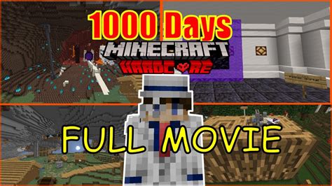 I Survived 1000 Days In Hardcore Minecraft FULL MOVIE YouTube