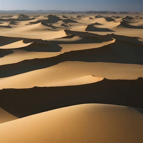 Dunas De Arena En El Desierto El Desierto Del Sahara Marruecos Foto