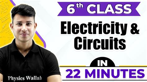 Electricity And Circuits Cheat Sheet Series For Class 6th YouTube