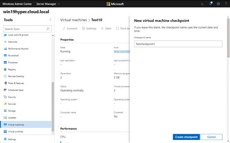 Hyper V Server Windows Admin Center Management Virtualization Howto