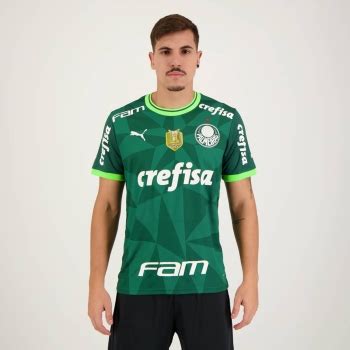 Camisa Puma Palmeiras I 2023 Campeão Brasileiro 2022 FutFanatics