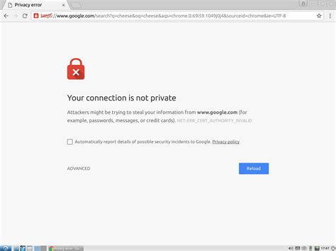 ssl ChromeでNET ERR CERT AUTHORITY INVALIDに対処するには code 404 net