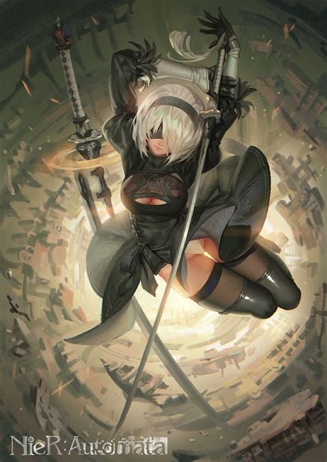 Quelques Fanarts De Nier Automata Et De La Sexy 2b Square Enix Ocean