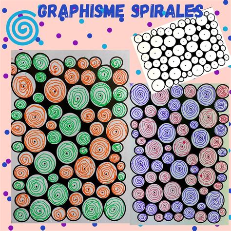 La Classe Des Coquelicots On Instagram Graphisme Spirales Moyenne