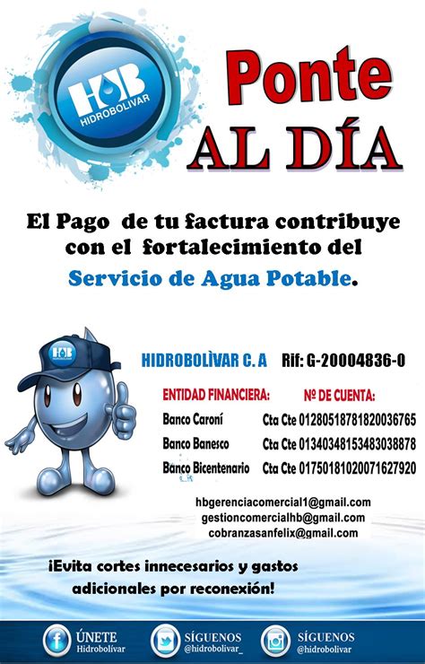 Hidrobolívar Oficial QuédateEnCasa on Twitter PagoDelAgua N