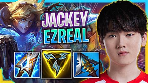 JACKEYLOVE CRAZY GAME WITH EZREAL TES Jackeylove Plays Ezreal ADC Vs