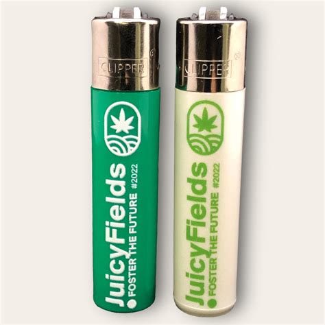 Juicy Fields Clipper Feuerzeuge 2er Set Wir Sind Feuer Und Flamme