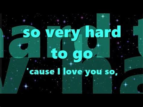 Tower Of Power So Very Hard To Go Lyrics Youtube