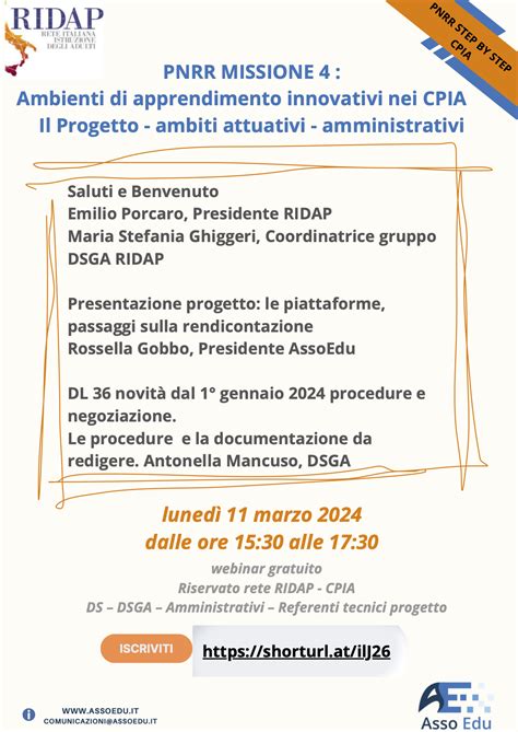 WEBINAR PNRR STEP BY STEP AssoEdu