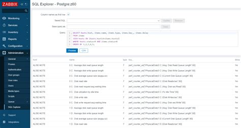 generating zabbix health csv reports with custom frontend module zabbix blog