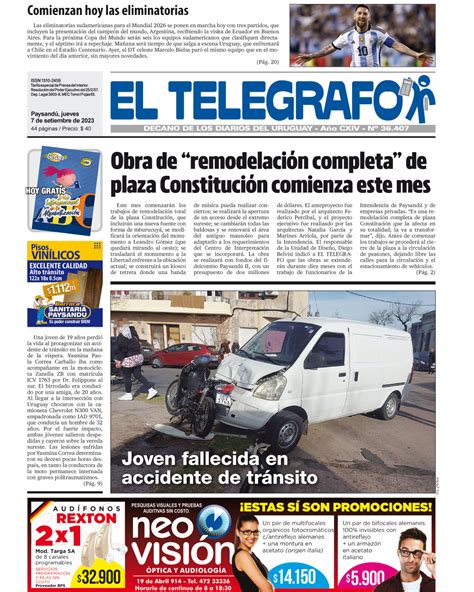 Edición 07 09 2023 Diario El Telégrafo