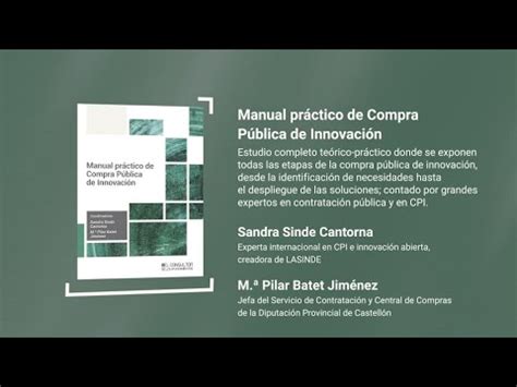 Manual práctico de Compra Pública de Innovación YouTube