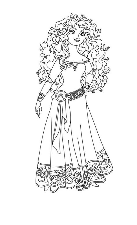 15 Largement Coloriage Merida Images Pages De Coloriage Disney