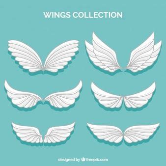 Cartoon Angel Wings Holy Angelic Nimbus Vector Image On Vectorstock