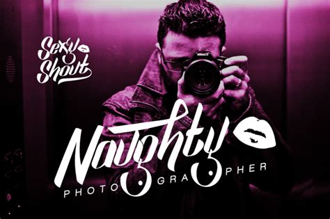 Sexy Shout Display Font By Feydesign Thehungryjpeg