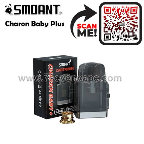 Smoant Charon Baby Plus Cartridge Empty Pod 3 5ml For Charon Baby Plus