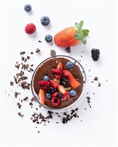 Receta Mousse De Chocolate Con Frutos Rojos Fit VikikaTeam