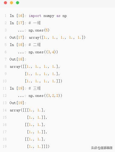 python 二维数组长度 python数组运算包numpy使用：核心数据对象——ndarray csdn博客