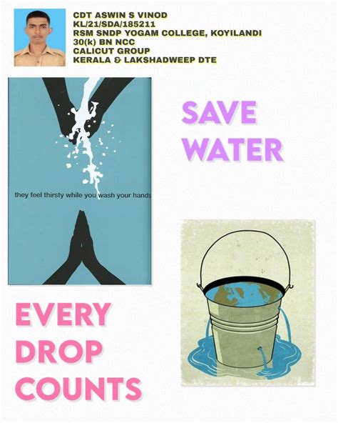 Save Water India Ncc