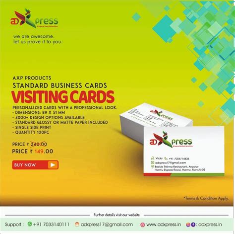 Visting Card Printing At Rs 1 39 Piece In Ranchi ID 2851104049548