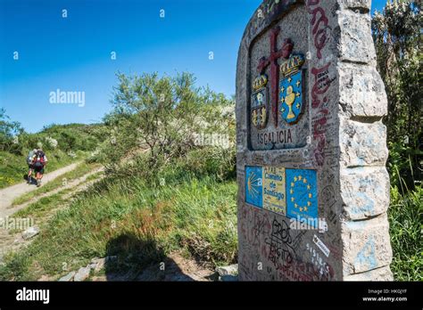 Camino De Santiago Pilgrimage Route Way Of St James Stock Photo Alamy