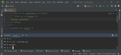 C Mo Hacer Comentarios En Python Con Ejemplos