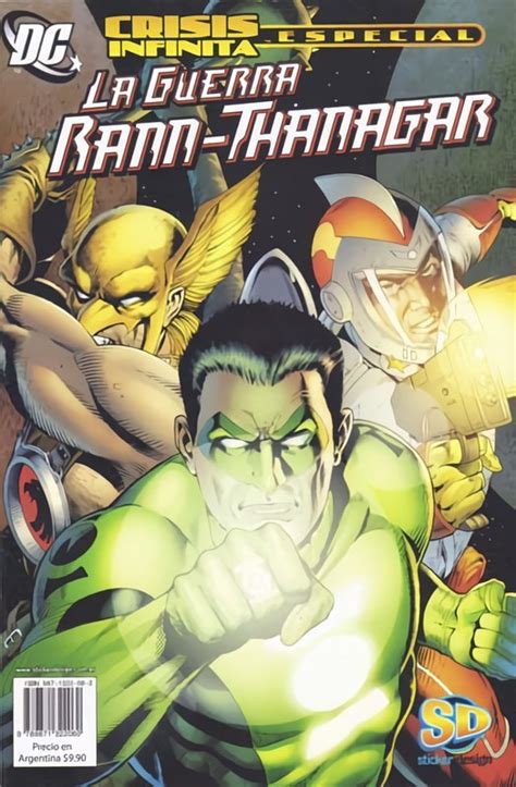 Crisis Infinita Especial La Guerra Rann Thanagar Sticker Design
