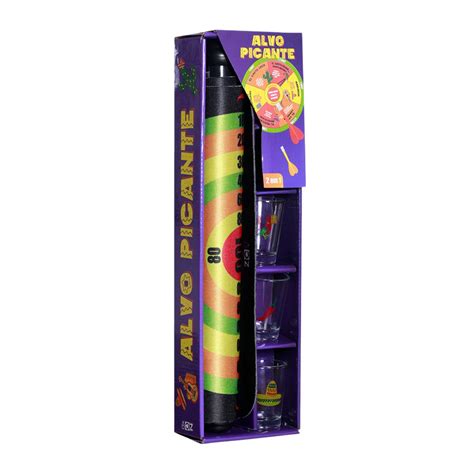 Jogo Tiro Ao Alvo Picante 6 Dardos E 4 Shots De 60ml Para Festa