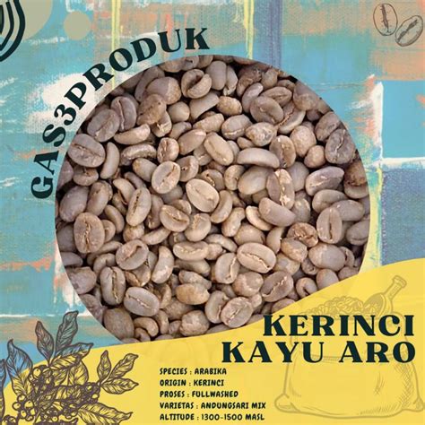Jual Green Bean Biji Kopi Arabika Arabica Kerinci Kayu Aro Proses