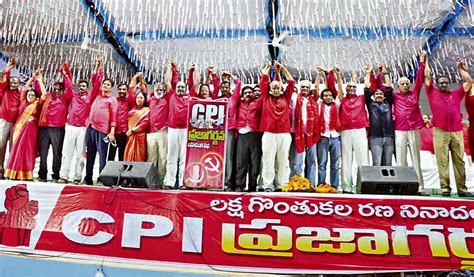 Cpis First And Foremost Enemy Is Bjp Narayana Telangana Today