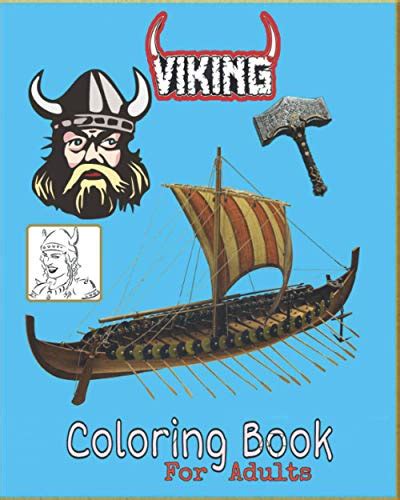 Viking Coloring Book For Adults Celtic Norse Warriors Shield Maidens