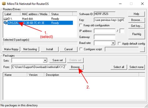Mikrotik Netinstall Howto Howto Techno