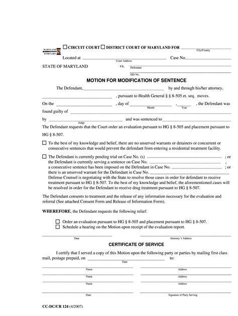 Sentence Modification Form Fill Online Printable Fillable Blank