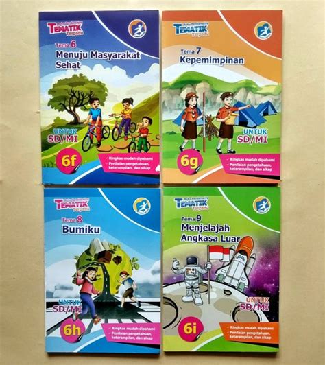 Jual BUKU PENDAMPING TEMATIK TERPADU KELAS 6 SD TEMA 6 7 8 9 KURIKULUM