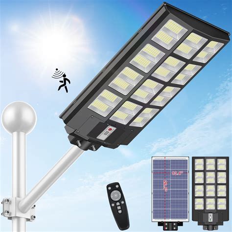 1000W Led Solar Street Light Outdoor 80000LM IP65 Waterproof Solar