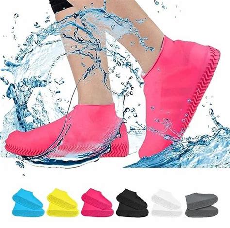 Waterproof Anti Slip Reusable Silicon Overshoes Shoes Boot Cover Rain