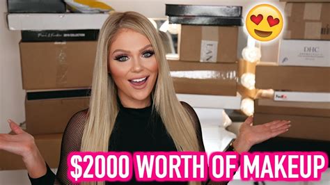 Huge Pr Unboxing Haul Free Makeup Beauty Gurus Get Youtube