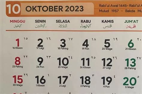 Tanggal 9 Oktober 2023 MEMPERINGATI APA Dan Apakah Tanggal Merah Cek