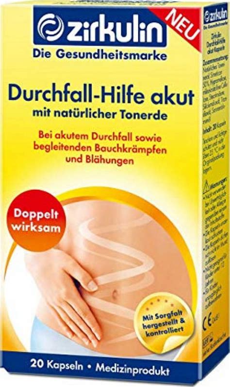 Zirkulin Durchfall Hilfe Akut Kapseln St Ck G Nstiger Preis