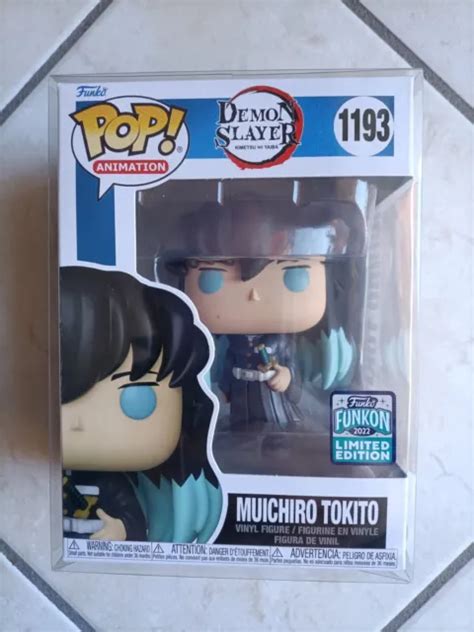 FUNKO POP 1193 Demon Slayer Muichiro Tokito Funkon 2022 Limited Soft