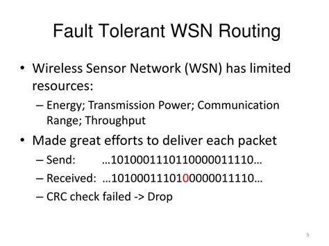 ppt fault tolerant wsn routing powerpoint presentation free download id 2805138