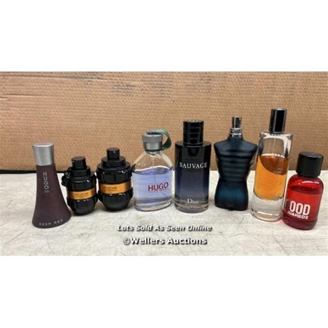 BAG OF PART USED FRAGRANCES AND PERFUMES INCL JEAN PAUL VIKTOR ROLF